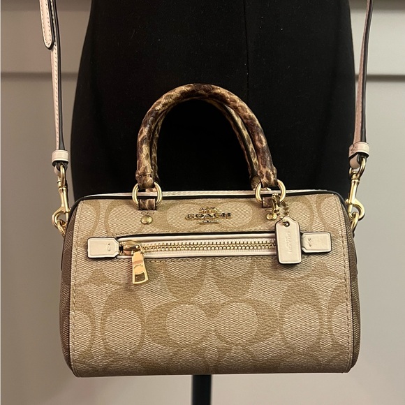 Coach | Bags | Coach Micro Rowan Crossbody In Signature Canvas | Poshmark